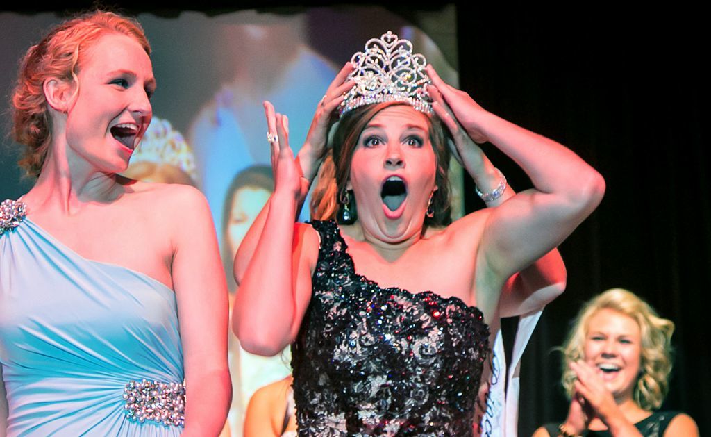 Jeni Haler is crowned Princess Kay of the Milky Way